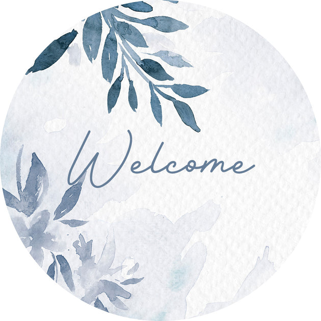 Blue Leaves Label 2 – Label It Labels.