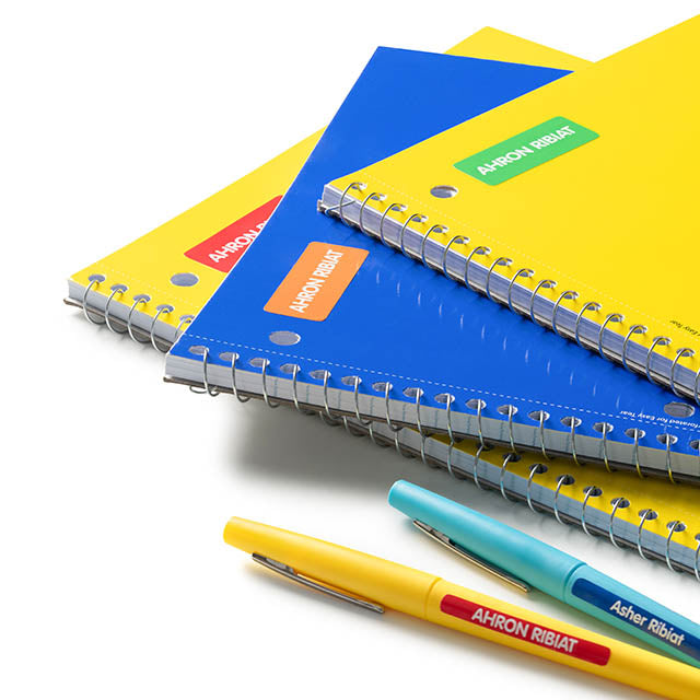 Essential School Supplies Package Solids – Label It Labels.