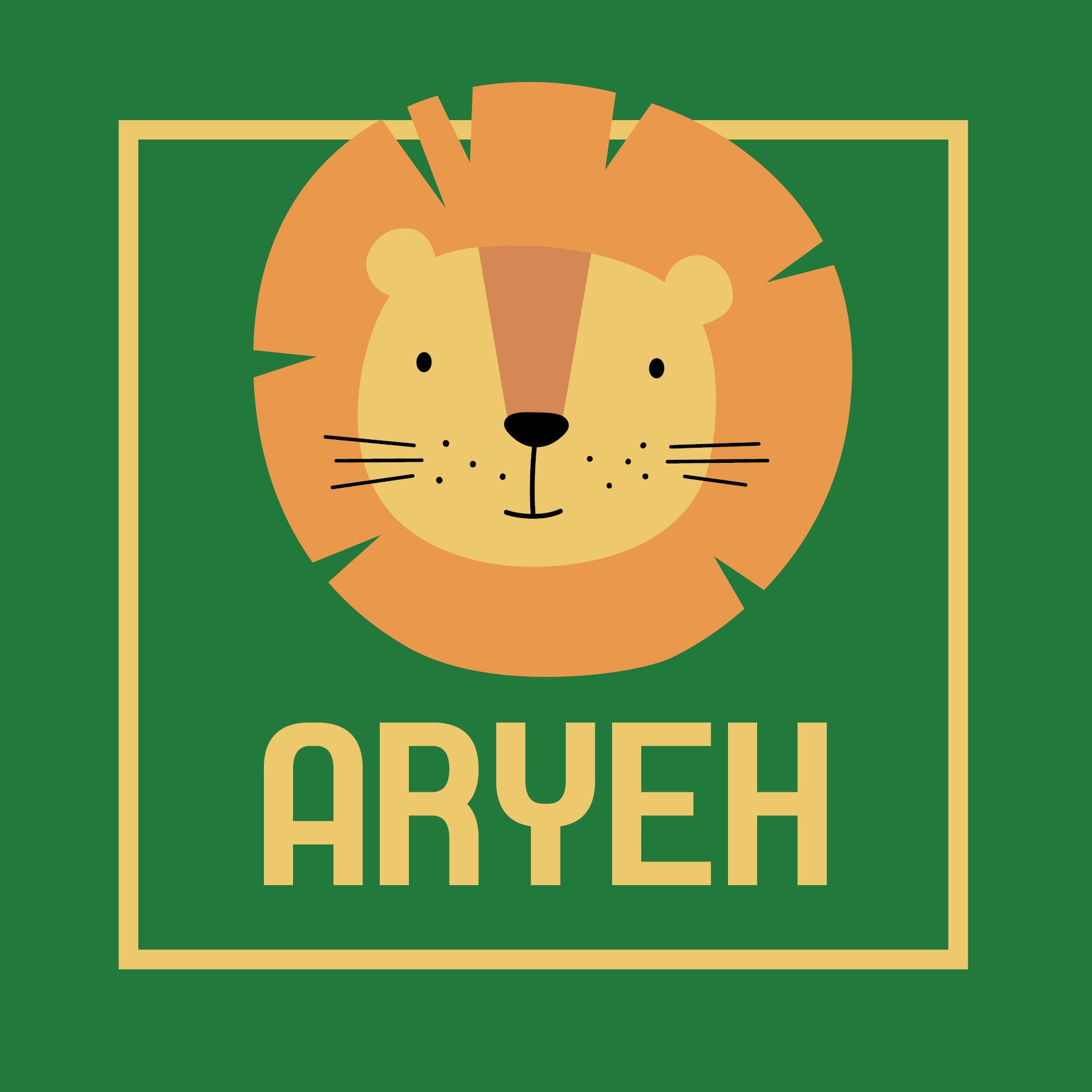 Upsherin Lion – Label It Labels.