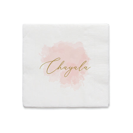 Watercolor Splash Napkin – Label It Labels.