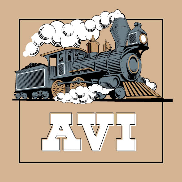 vintage train – Label It Labels.